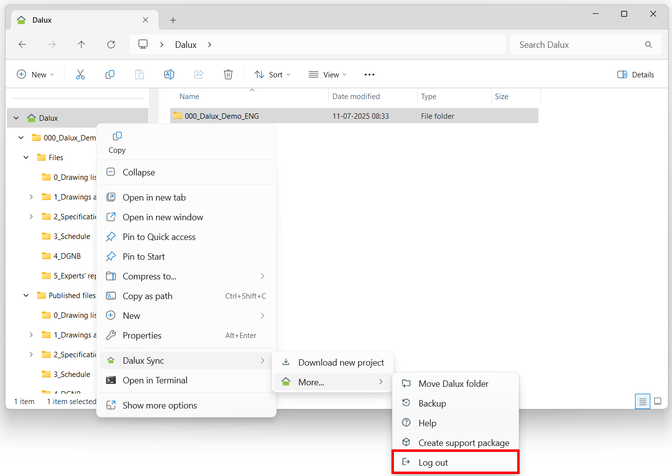 Dalux Sync – Dalux HelpCenter